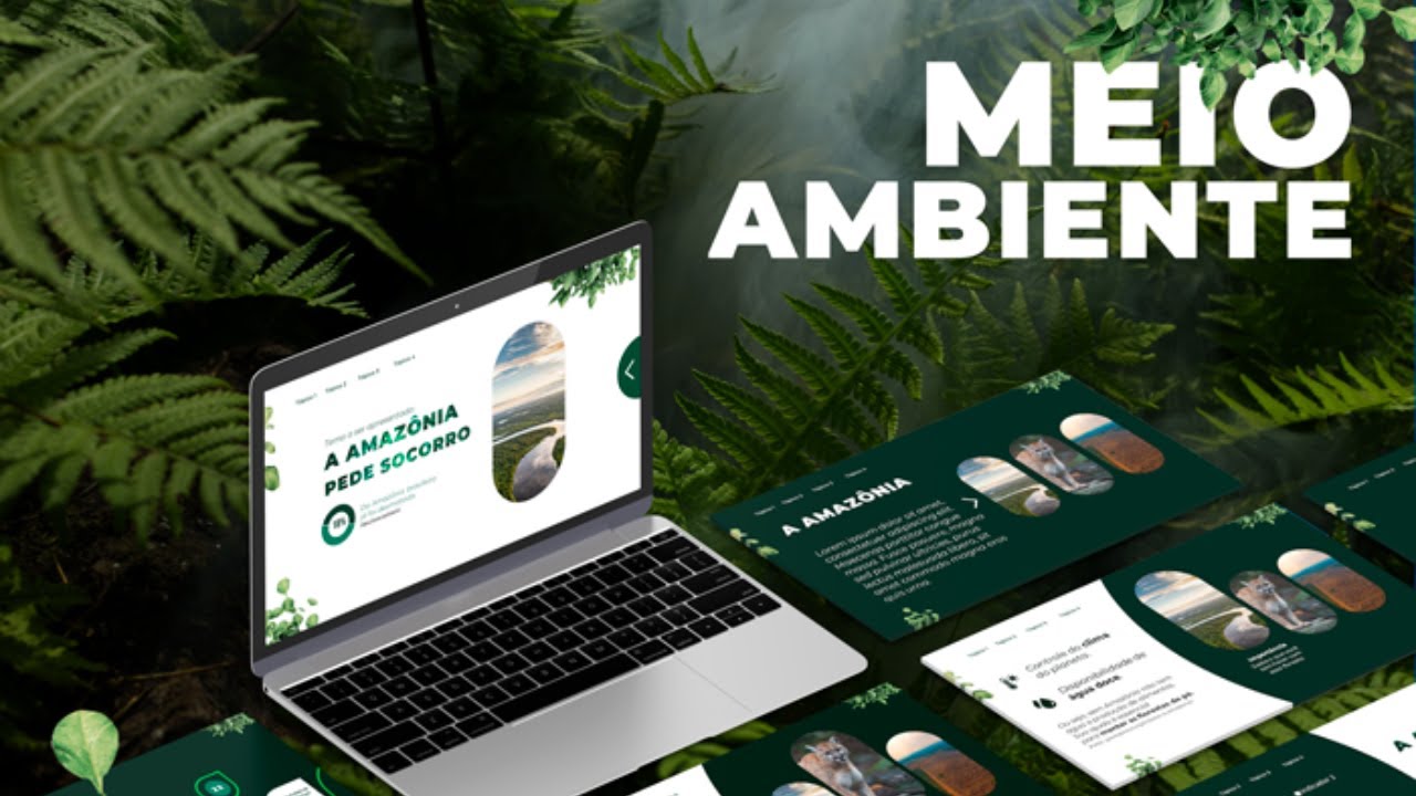 Meio Ambiente - Template de PowerPoint - YouTube