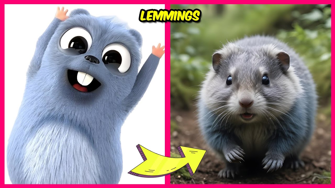 Grizzy & The Lemmings Characters in Real Life and their Favorite Drinks ...