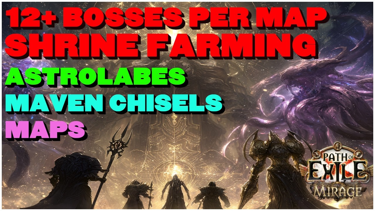 [POE 3.28] 12+ Shrine Boss Farming For Astrolabes and Maven Chisels ...