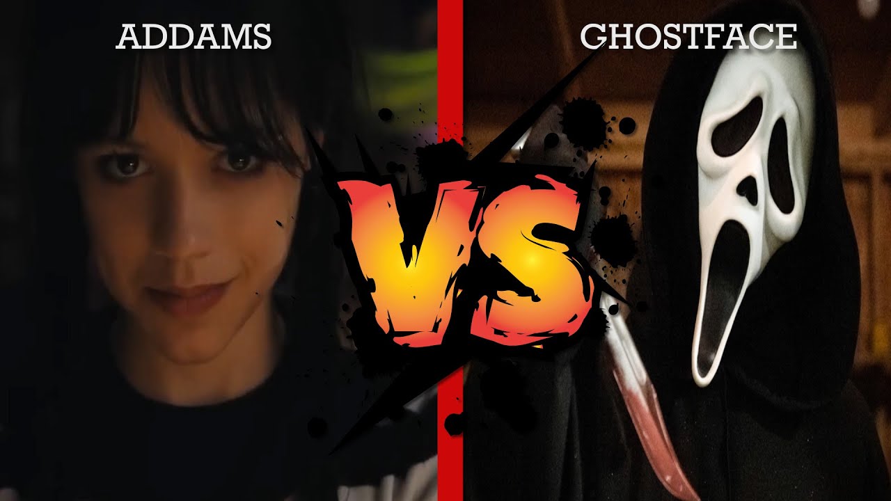 Wednesday Addams VS GhostFace - YouTube