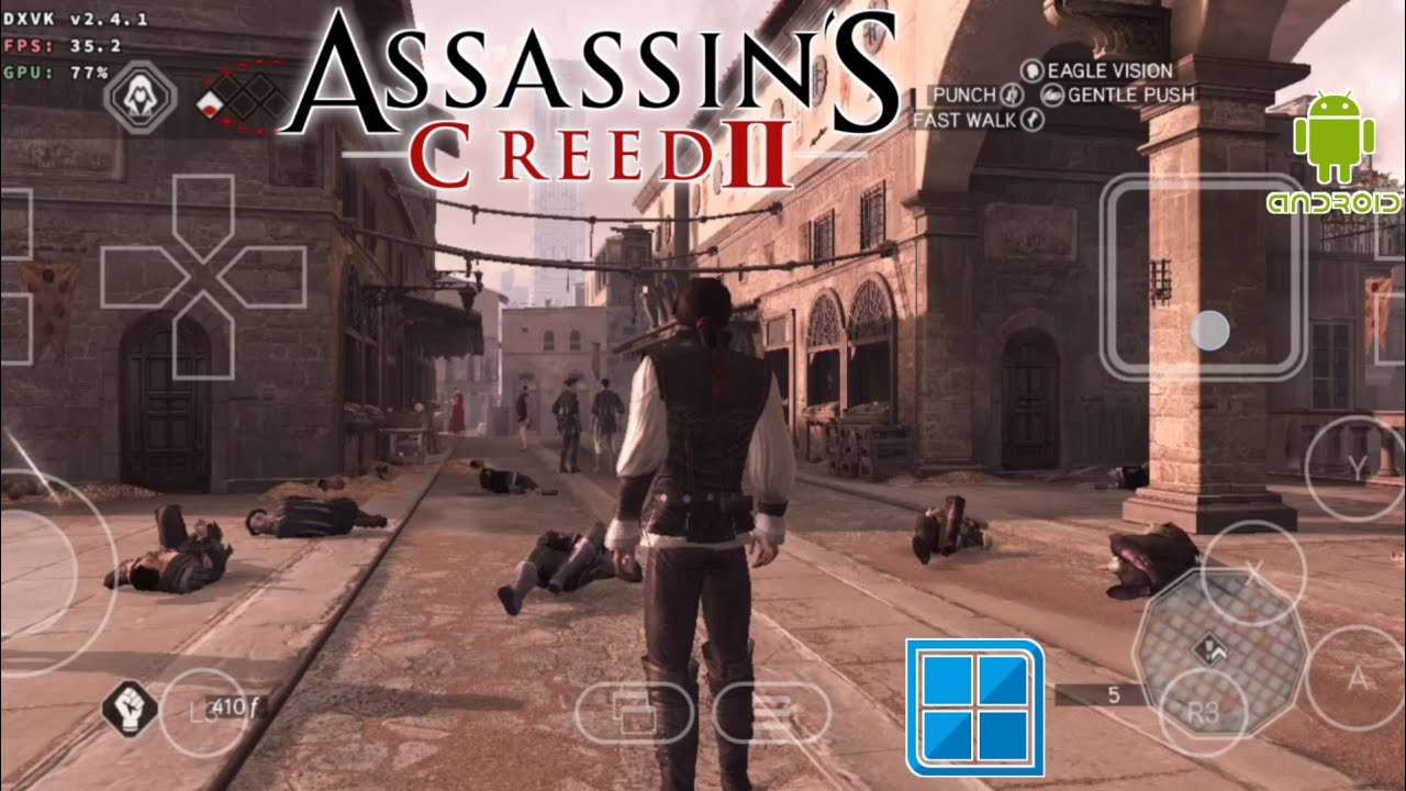 Assassin's Creed 2 Gameplay (HD) Winlator 10 Beta 2 (Windows Emulator ...