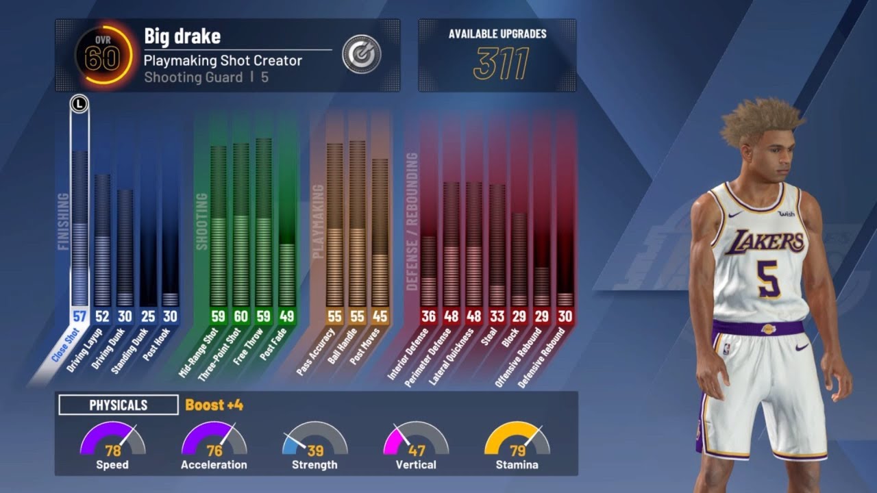 NBA 2K20 BEST DEMI GOD BUILD MOST OVER POWERED PLAYMAKING SHOT CREATOR ...