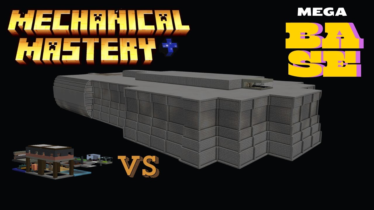 Mechanical Mastery Plus Ep10 Mega Base Spaceship - YouTube
