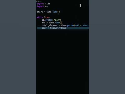 #shorts Cómo hacer un Temporizador con Python!!! - YouTube