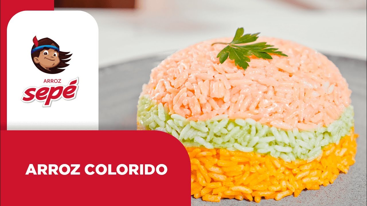 Arroz colorido: uma receita divertida, cheia de cores e sabor! - YouTube