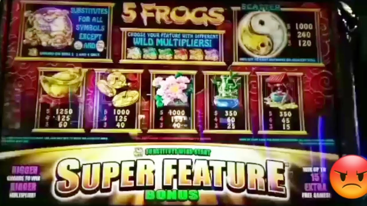 Vintage SLOTS | 5 FROGS - YouTube