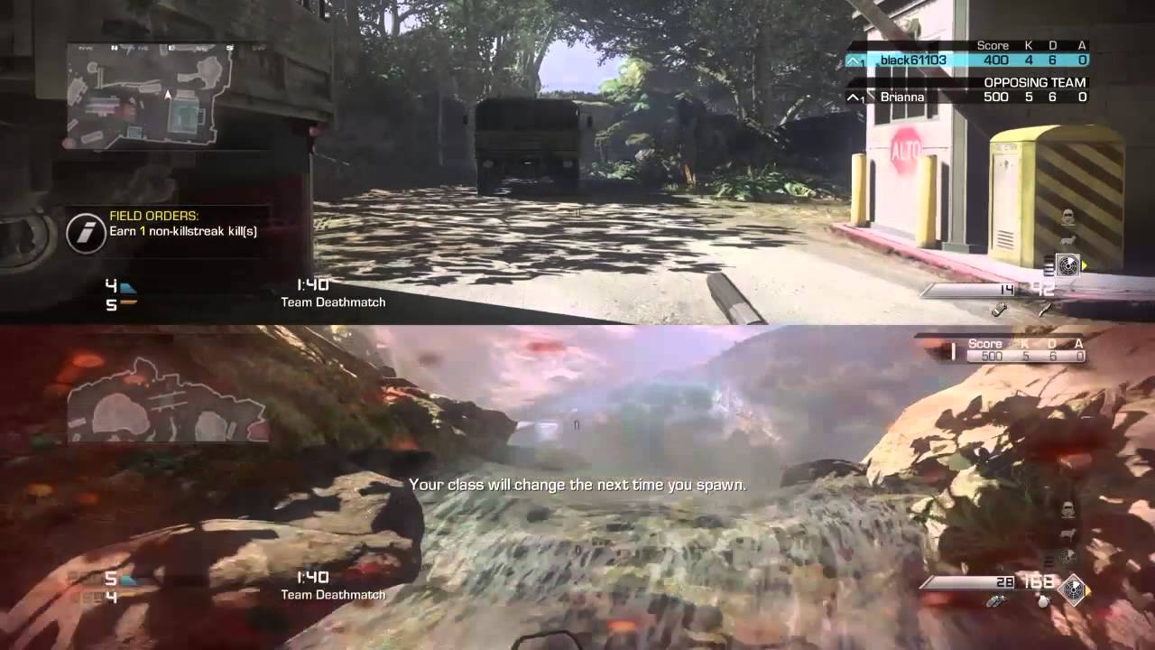 Call Of Duty Ghosts: playing with my cuz - YouTube