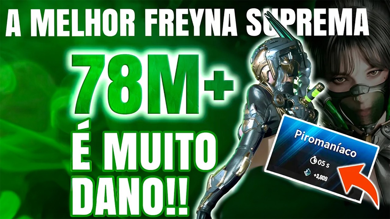 PERSEGUIDOR, FARM e Bosses | 5 Builds FREYNA SUPREMA! Derrete TODOS OS ...