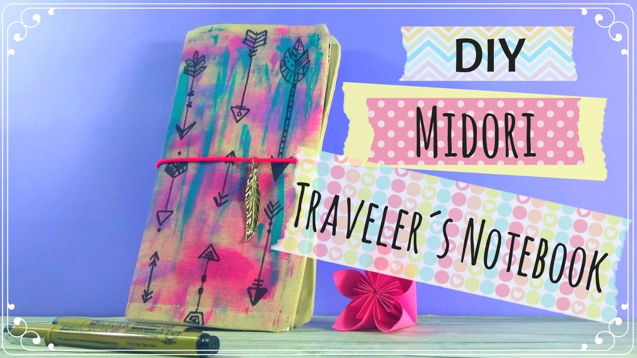 Haz tu propio Midori Traveler´s Notebook |DIY| - YouTube