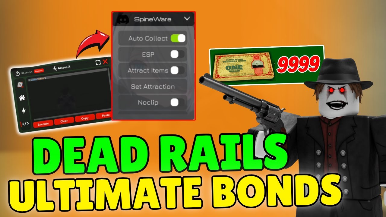 👾 [FREE] Dead Rails Hack Script 2025 | Bring Items, Auto Win, Kill Aura ...