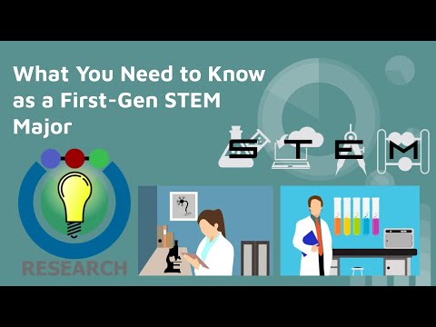 Being a First-Gen STEM Major 101 - YouTube