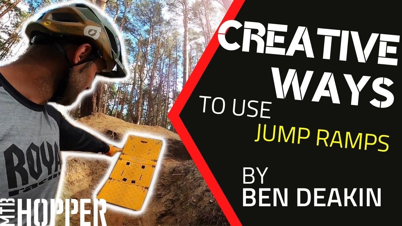 Creative Ways to use Portable Mountain Bike Jump Ramps | MTB HOPPER ...