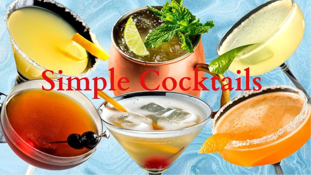 Classic Cocktails: 10 most Famous and best Cocktails Margarita, Old ...