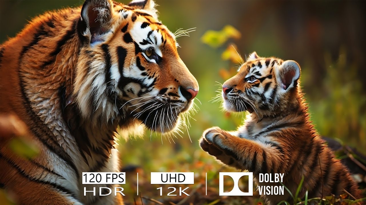 Cute Baby Animals - 12K HDR 120FPS - Scenic Wildlife Film With Relaxing ...