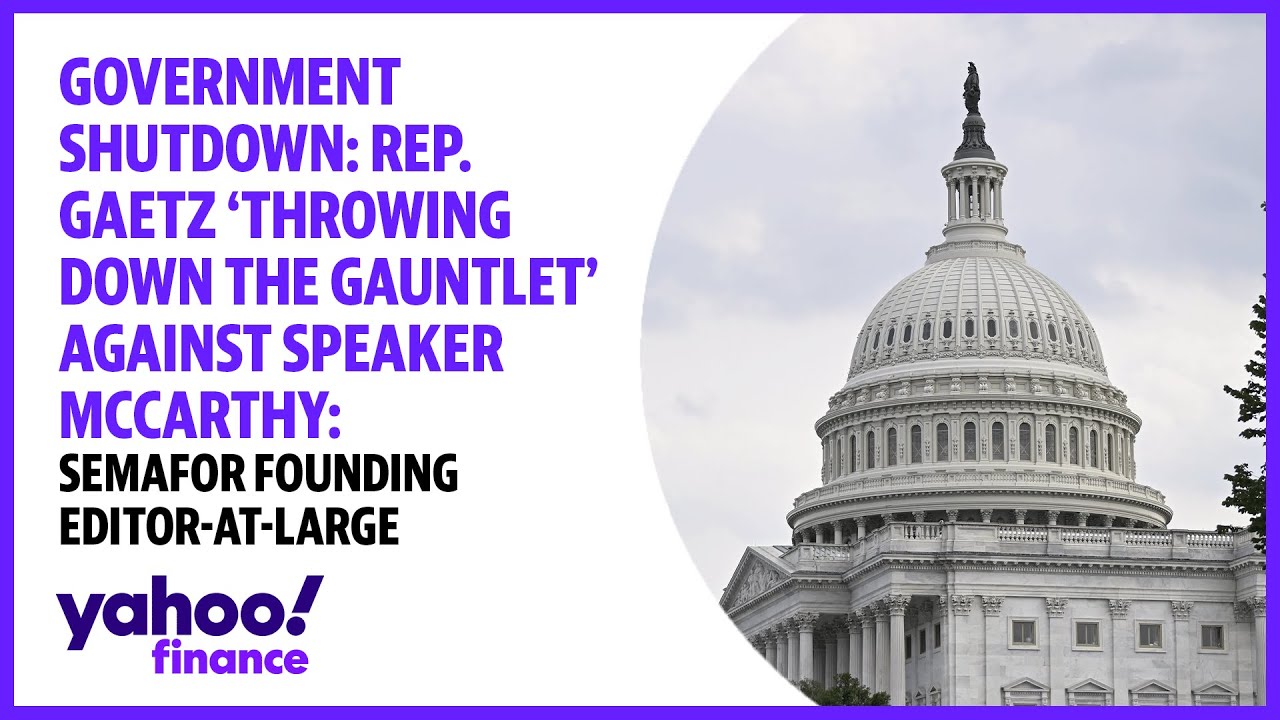 Rep. Gaetz 'throwing down the gauntlet' against Speaker McCarthy ...