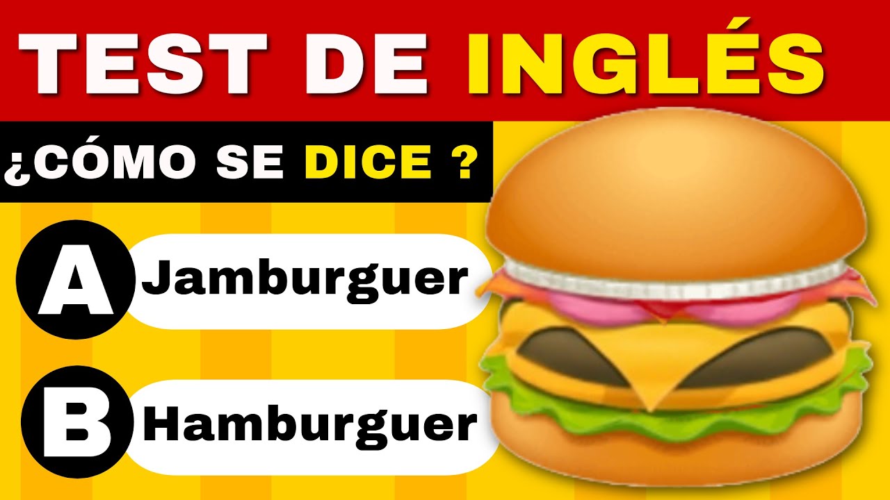 Test de Inglés Básico🤓| Vocabulario en inglés |Test de ingles| Frutas ...