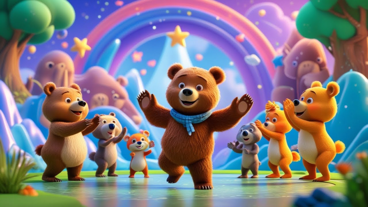 Dancing Bear | Bear Song for kids | Nursery rhymes and Kids song by ...