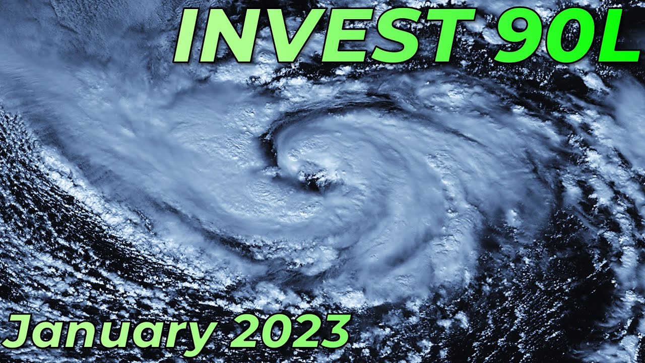 The Track of Tropical Storm 90L (January 2023) - YouTube