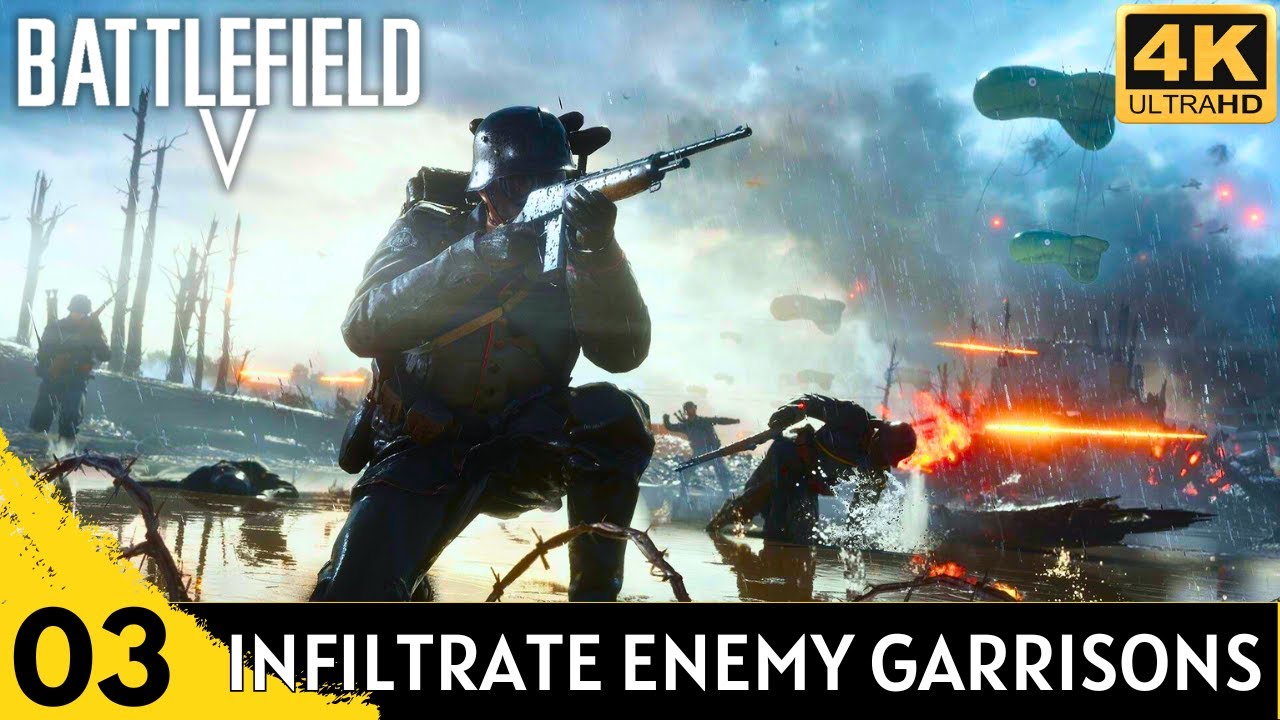 Battlefield V PS5 Gameplay Part 3 - Infiltrate Enemy Garrisons ...