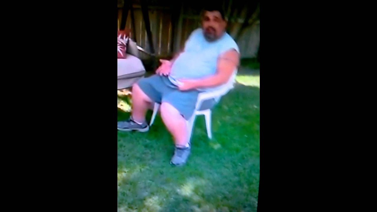 man stuck in chair - YouTube