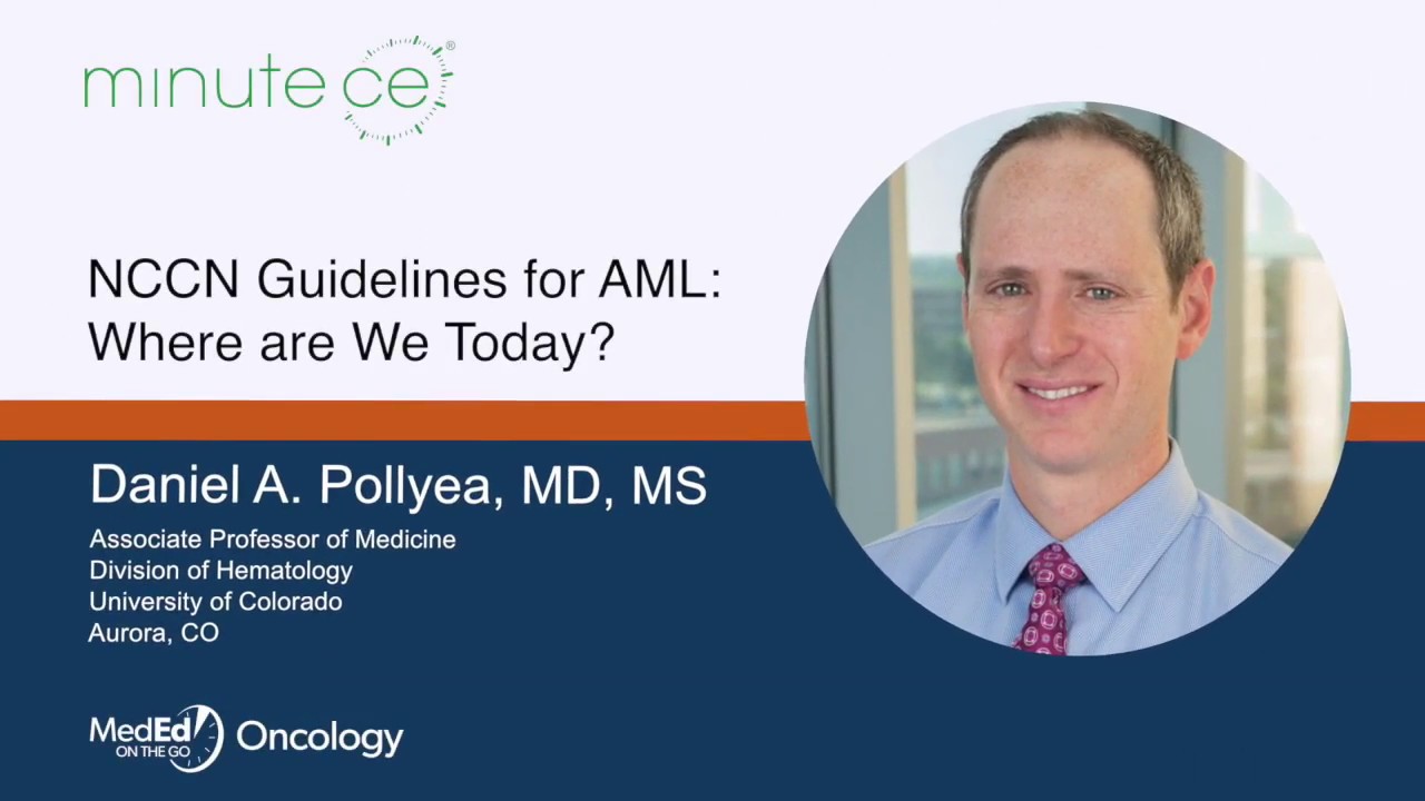 NCCN Guidelines for AML: Where are We Today? - YouTube