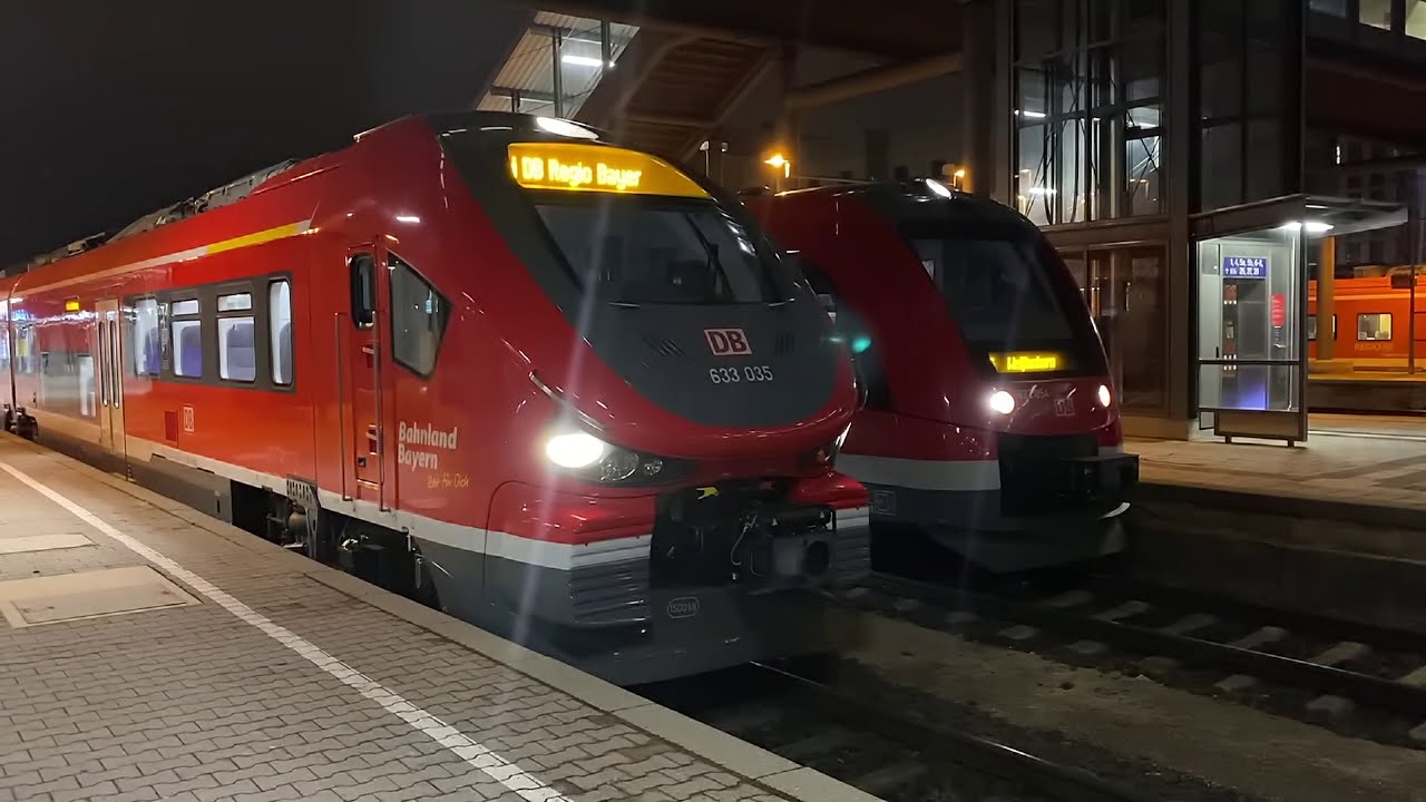DB Baureihe 633 - Abfahrt Ulm Hbf - YouTube