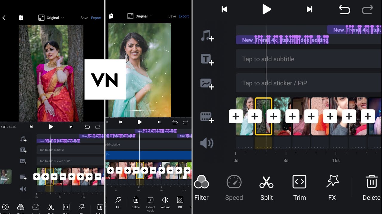 Vn App Photo Video Editing | How To Make Photo Video In Vn Video Editor ...