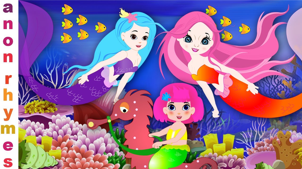 Educational Video For Children | Mermaid Finger Family | Nursery Rhymes ...