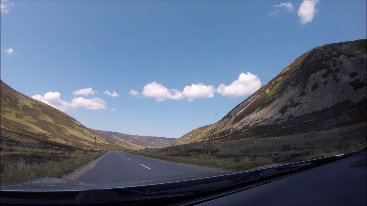 Old Military Road A93/A939, 26th May, 2018 - YouTube