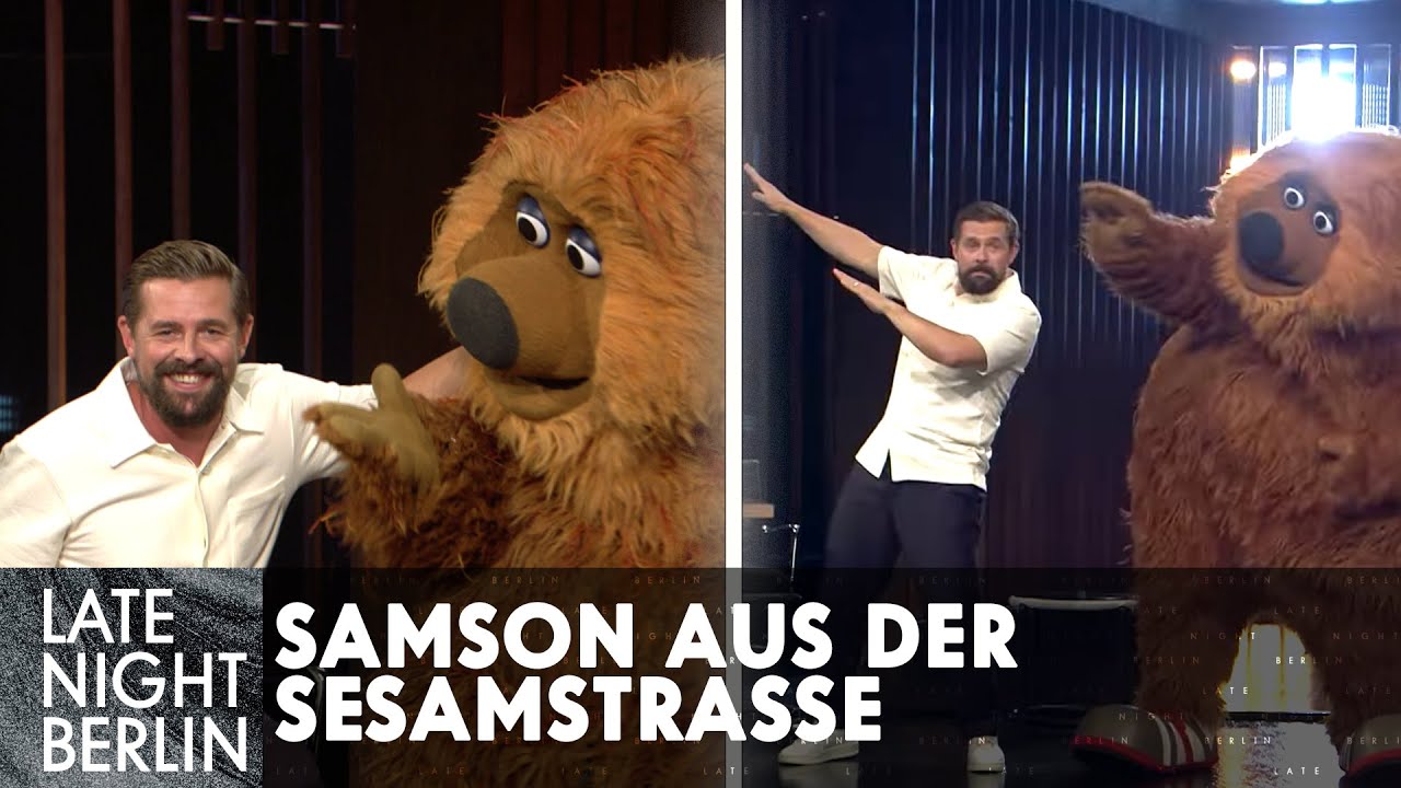 Samson aus der Sesamstraße überrascht Klaas und tanzt mit ihm | Late ...
