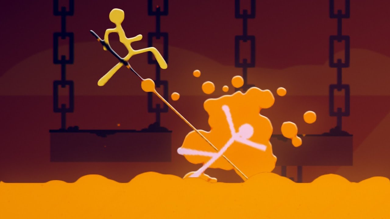 THE FLOOR IS LAVA! | STICK FIGHT - YouTube