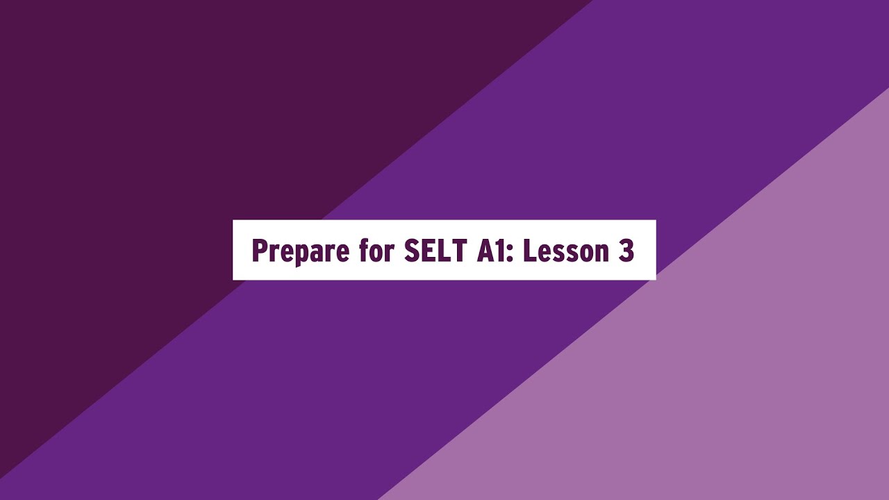 Review of the language level required for the A1 English language test ...