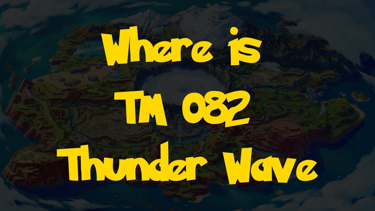 Where Is: TM 082 - Thunder Wave (Pokemon Scarlet & Violet) - YouTube