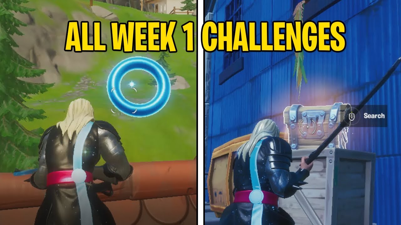 How To Do ALL Season 4 WEEK 1 Challenges (Week 1 Challenge Guide For ...