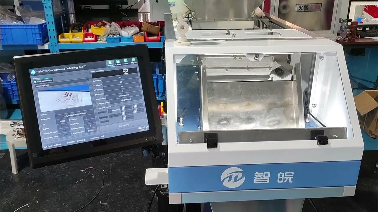 The one PVC waterproof pipe counting machine for VB224-2 - YouTube