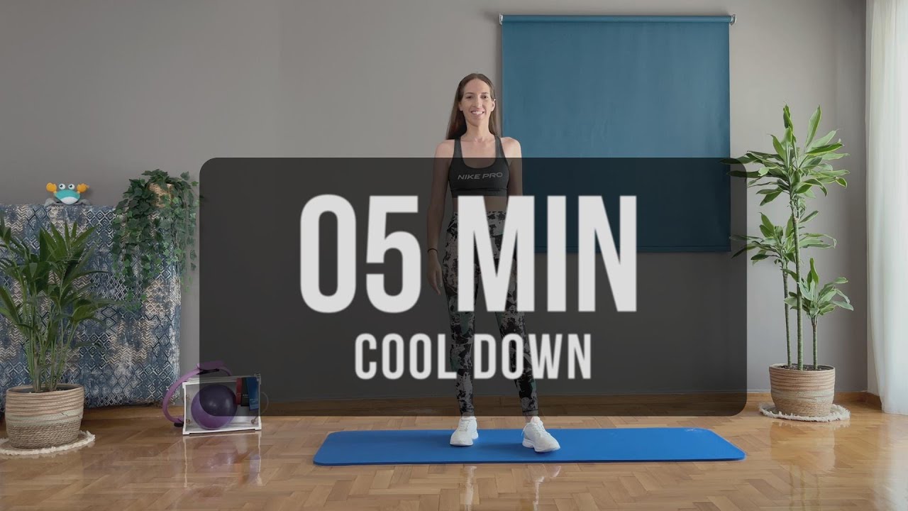 5 Min Cool Down Stretch - Post-Workout Recovery - All Levels - YouTube