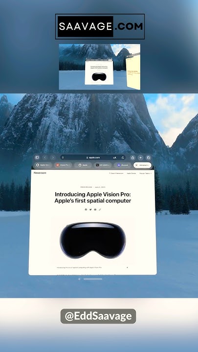 Unveiling Apple Vision Pro UI: The Future of App Interfaces - YouTube