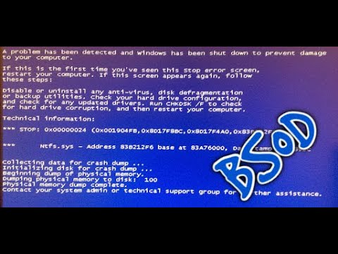 Windows BSoD Compilation (READ DESCRIPTION) - YouTube