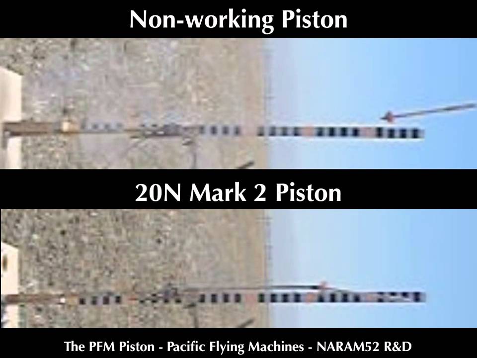 PFM Piston - comparison with broken piston - YouTube