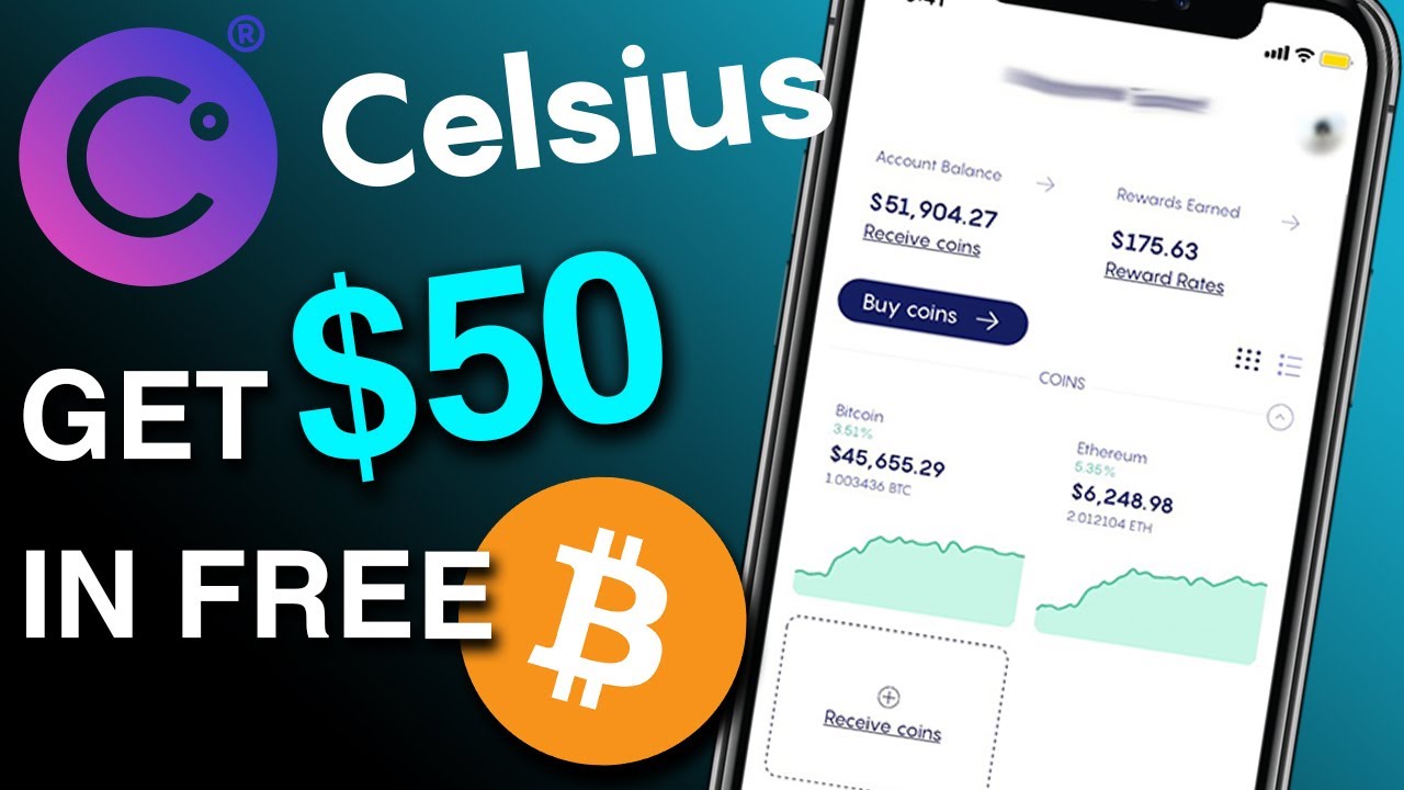 Celsius Network Promo Code/Sign-Up Bonus 💰 Earn $50 In Free Bitcoin ...