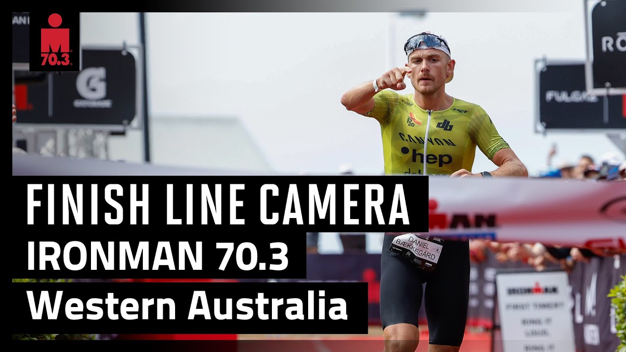 2024 IRONMAN 70.3 Western Australia | Finish Line Camera - YouTube