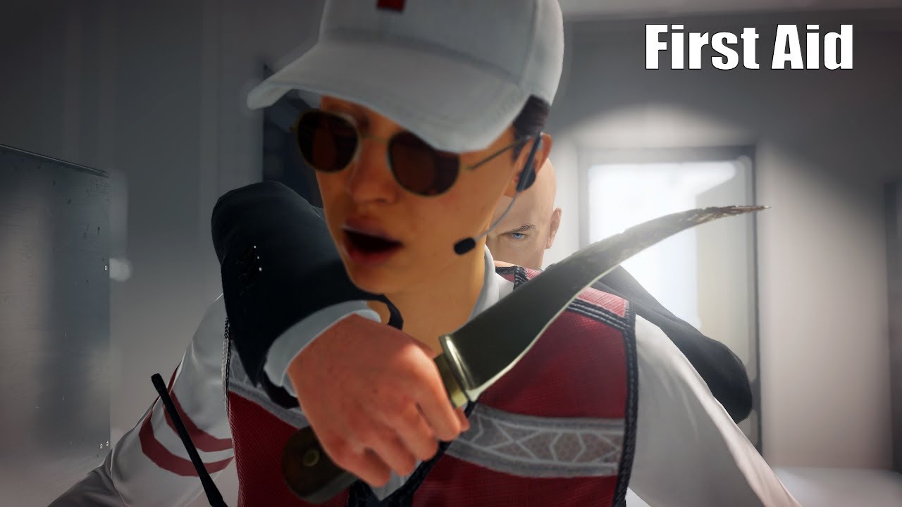 HITMAN 2 - First Aid Contract Silent Assassin Suit Only (Miami) - YouTube