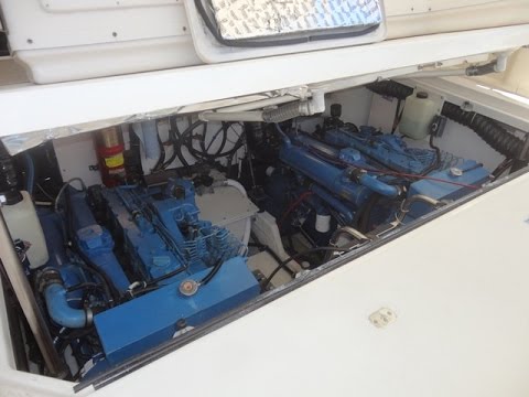 Tiara 35 Express Engine Room Tour by South Mountain Yachts (949) 842 ...