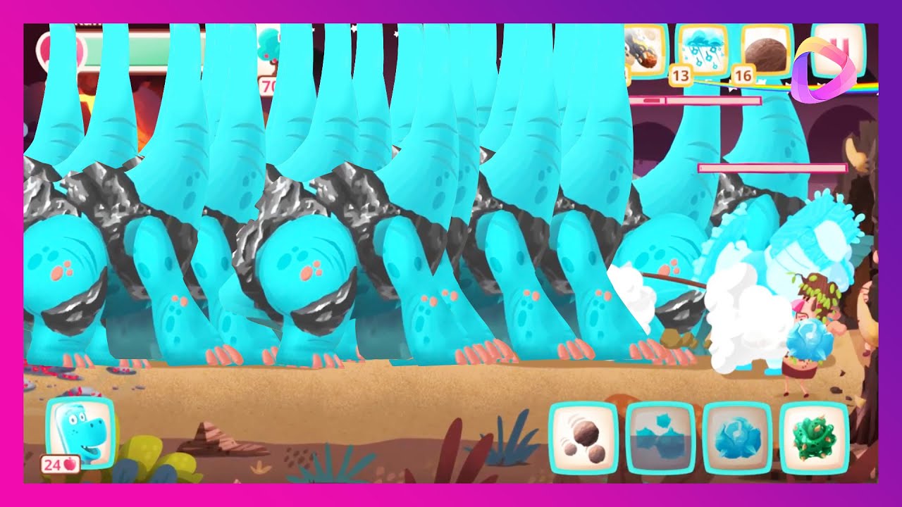 Dino Bash: Brachio Tanker vs Tanker - YouTube