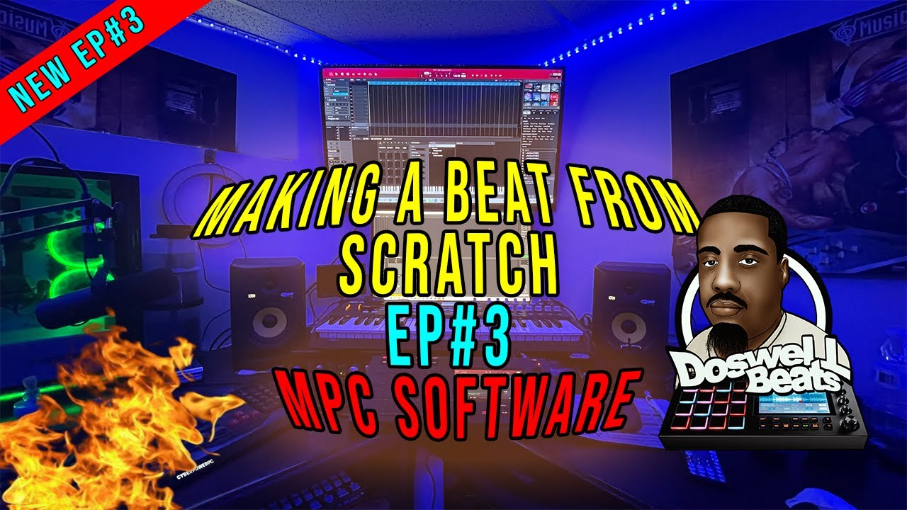 Making a beat from scratch Akai MPC Software EP#3 - YouTube