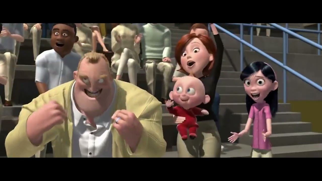 The Incredibles race scene - YouTube