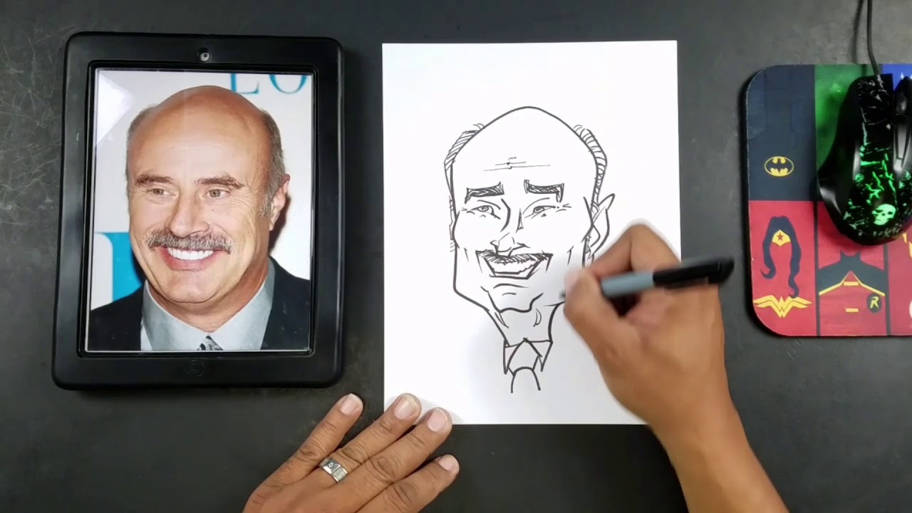 How To Draw Dr. Phil - YouTube