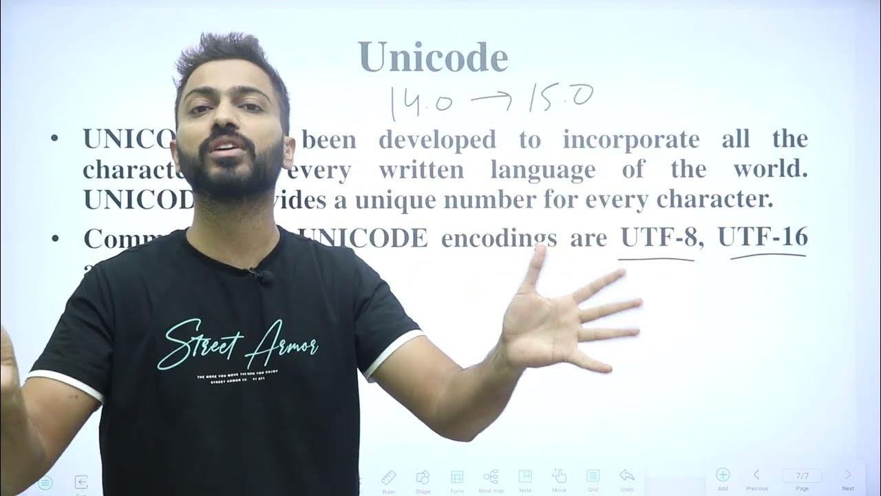 Encoding Schemes | ASCII, ISCII & Unicode | CBSE Class XI - YouTube