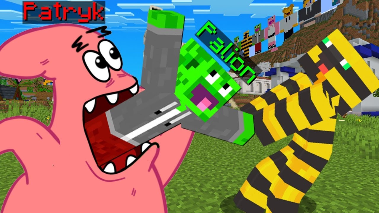 PATRYK ZJADŁ PALIONA w Minecraft! - YouTube