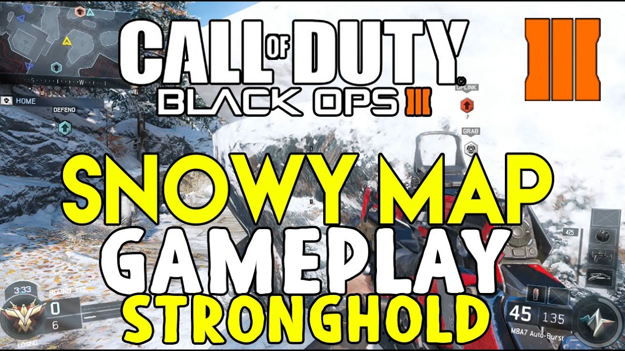 Black Ops 3 BETA "SNOWY MAP" Gameplay! Black Ops 3 "Stronghold" NEW MAP ...